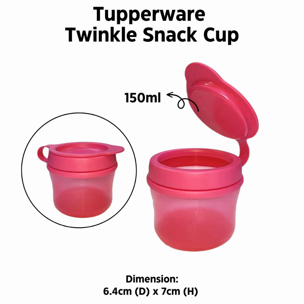 Tupperware Twinkle Snack Cup 150ml (1 pc) | Shopee Malaysia