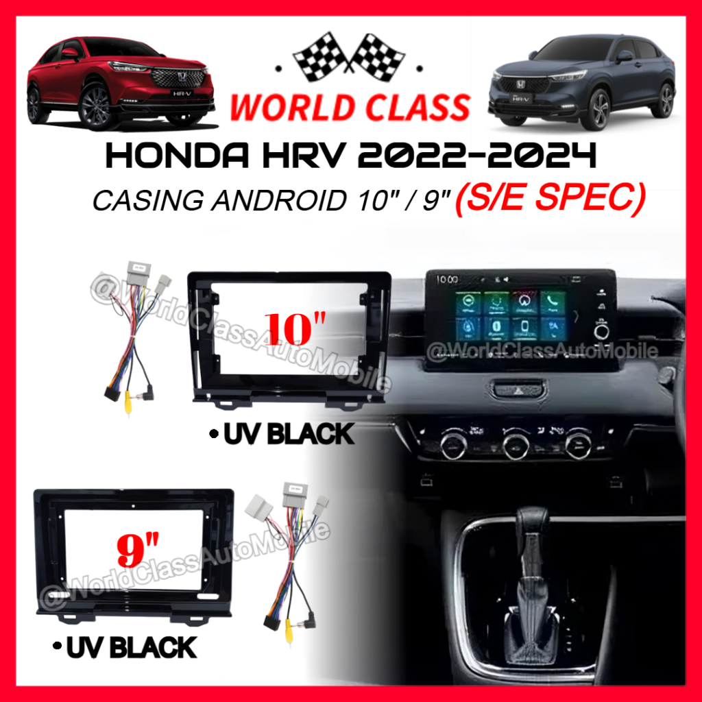 HONDA HRV 2022-2024 (S/E SPEC) 9"&10" ANDROID CASING (FREE PLUG & PLAY ...