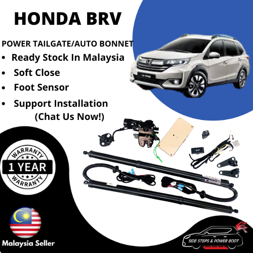 Honda BRV Plug & Play Electric Auto Tailgate Soft Close Foot Sensor ...