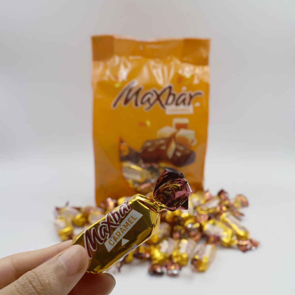 MAXBAR CARAMEL, MILK CHOCOLATE COATED BAR WITH CARAMEL AND NOUGAT {250G ,430G} | Shopee Malaysia