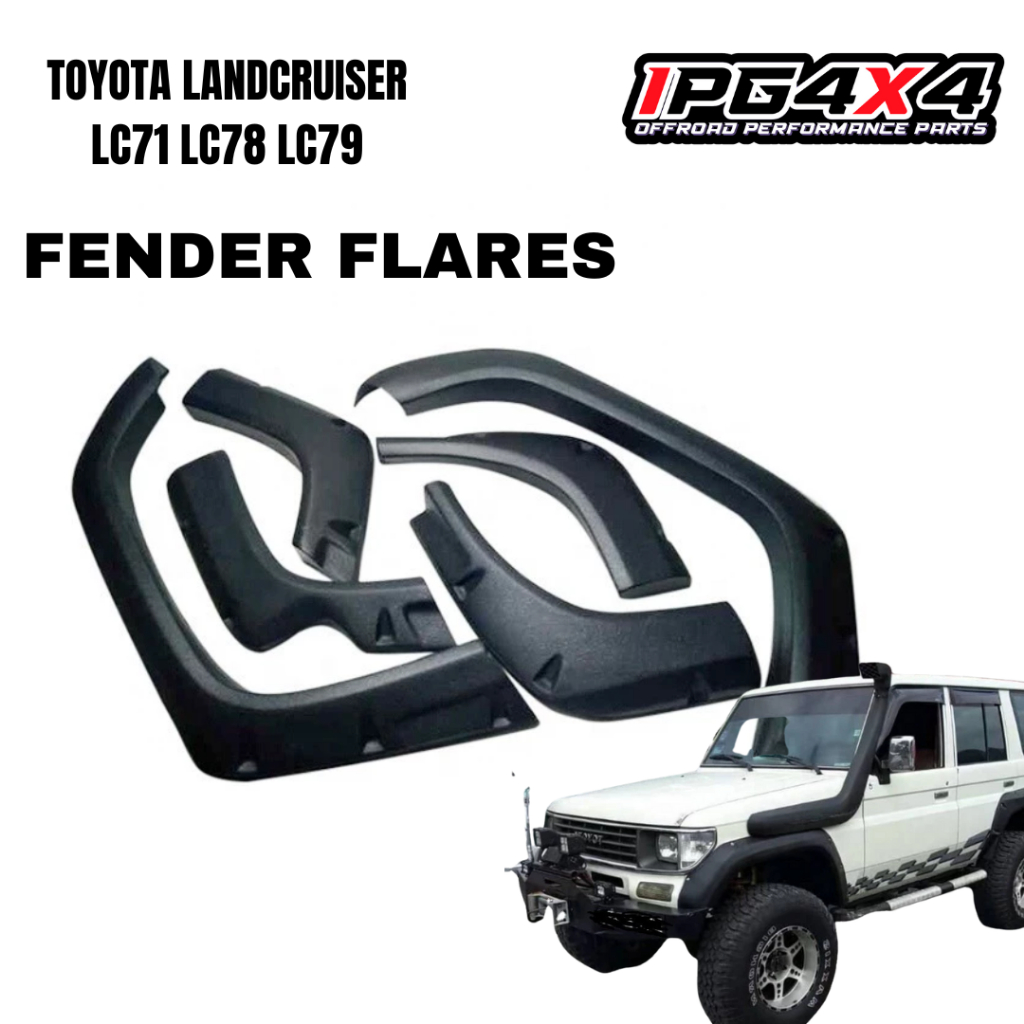 Toyota Landcruiser LC71 LC77 LC78 Fender Flares ABS Material Plastic ...
