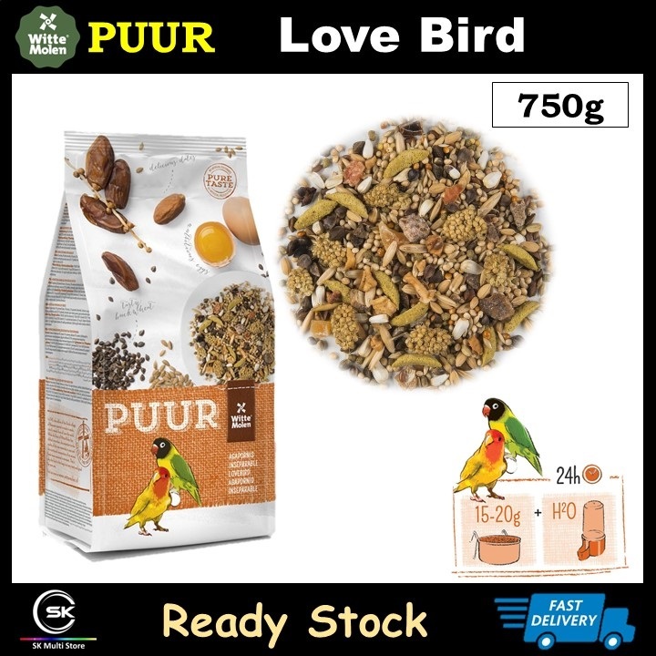 Witte Molen Puur - Love Bird Food (750g) | Shopee Malaysia