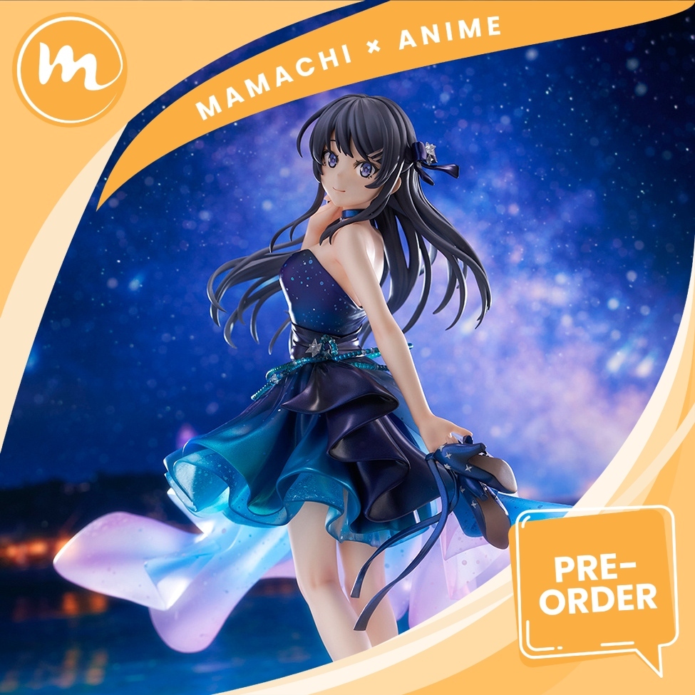 【PREORDER RM1178】CyberZ Rascal Does Not Dream of Bunny Girl Senpai - Mai Sakurajima Starry night ...