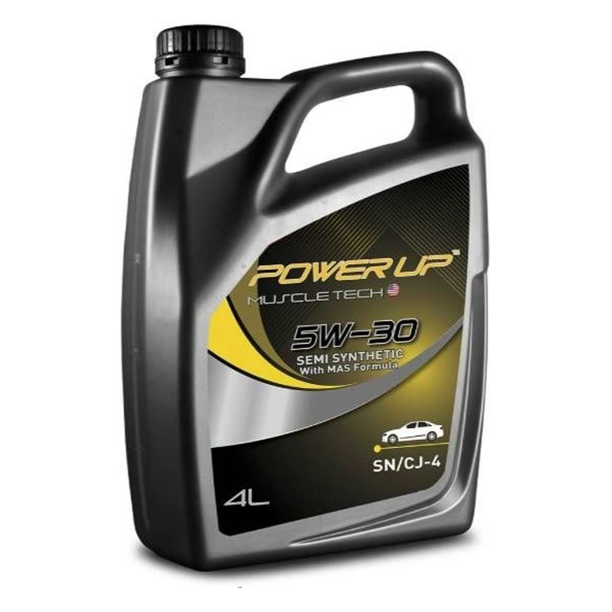 PETROL ENGINE OIL - Power Up Muscle Tech Semi Synthetic 5W-30 MAS ...