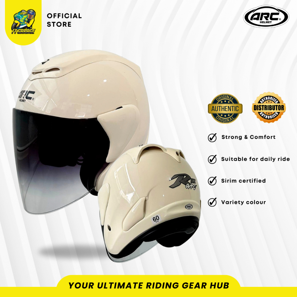 NEW COLOUR! ARC RITZ PASTEL COLLECTION (HELMET ONLY) | Shopee Malaysia