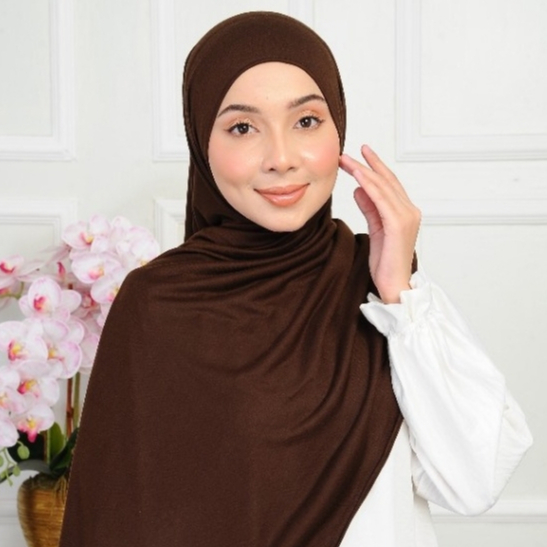 Shawl Cotton Jersey Premium (shawl malas) | Shopee Malaysia