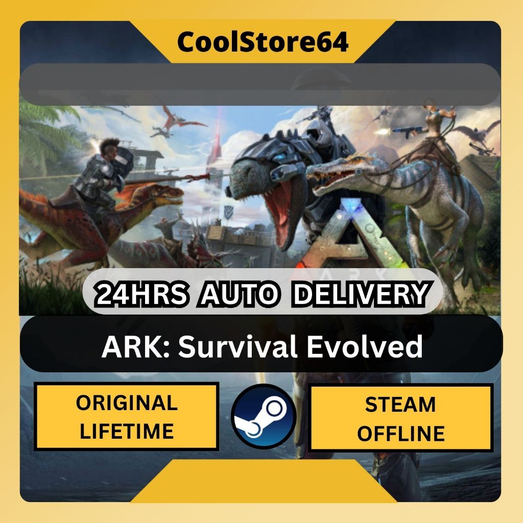 ARK: Survival Evolved [Auto Delivery][Steam Offline] | LIFETIME | PC ...