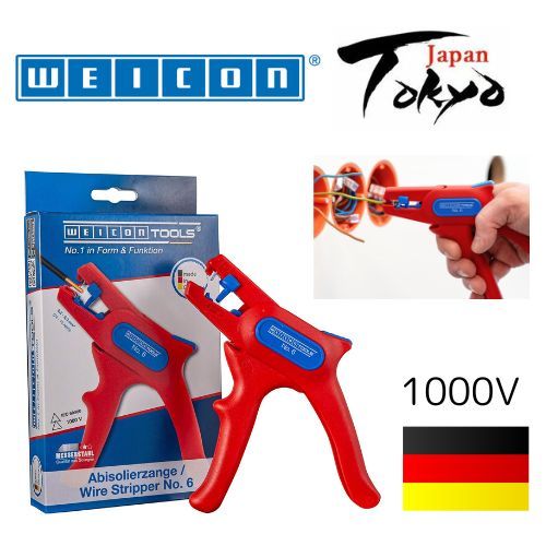 WEICON automatic wire stripper 1000V insulation adjustable 0.2-6.0mm2 ...