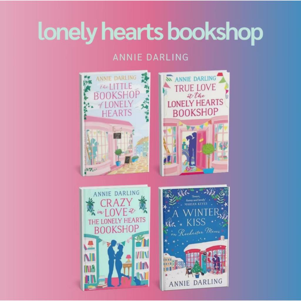SET lonely hearts bookshop series by annie darling the little bookshop ...