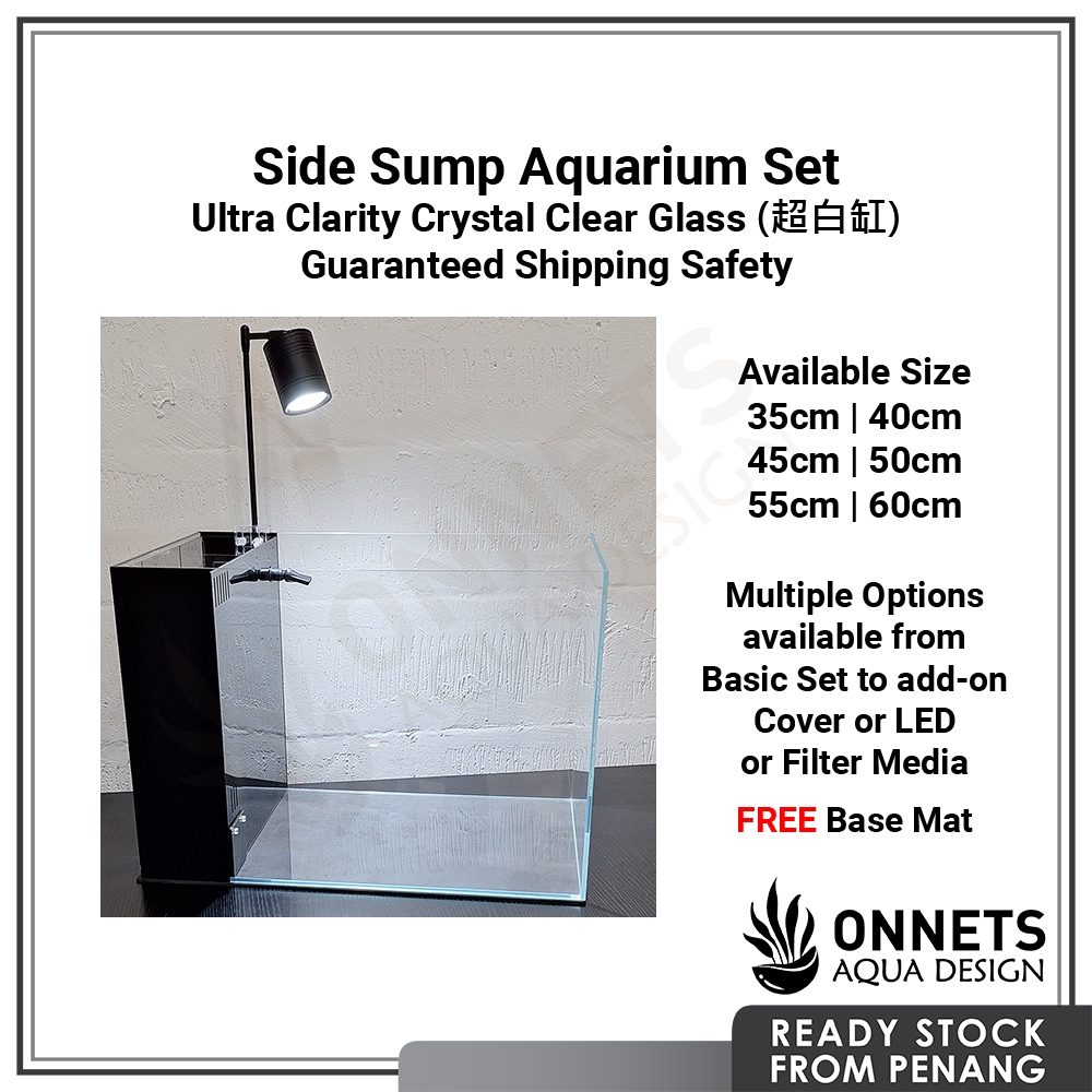 [Ready Stock] Side Sump Filter Ultra Crystal Clear CC Aquarium ...