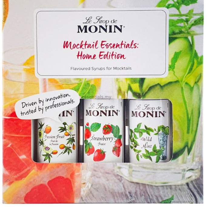 Monin Mocktail Essential Home Edition 3 x 50ml | Shopee Malaysia