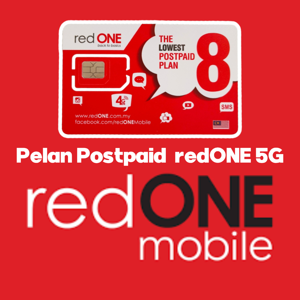 Postpaid redONE 5G All Plan Unlimited Call Highspeed Internet | Shopee ...