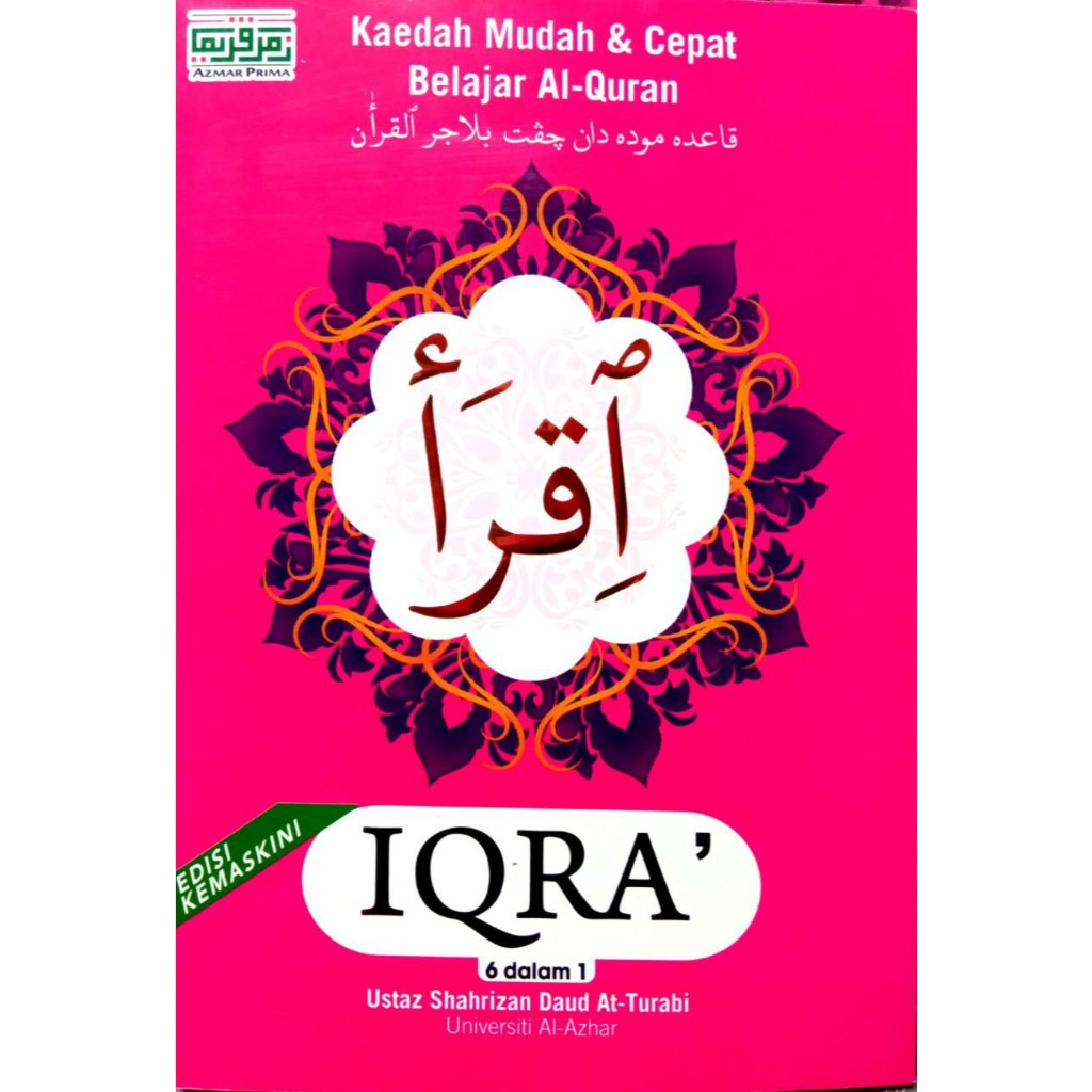 BUKU IQRA PINK 6 DALAM 1 (UST SHAHRIZAN AT TURABI EDISI KEMASKINI ...