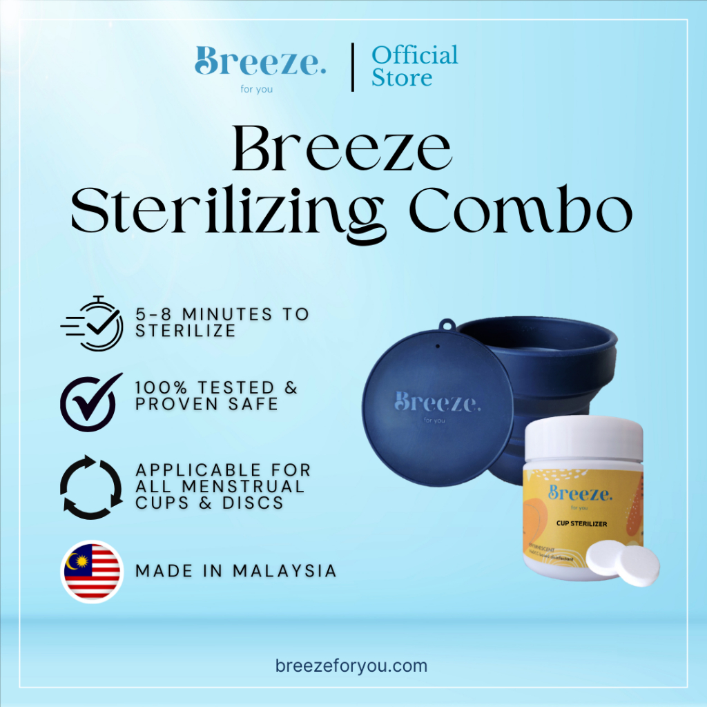 Breeze For You Breeze Sterilizing Combo | Container and Tablets ONLY ...