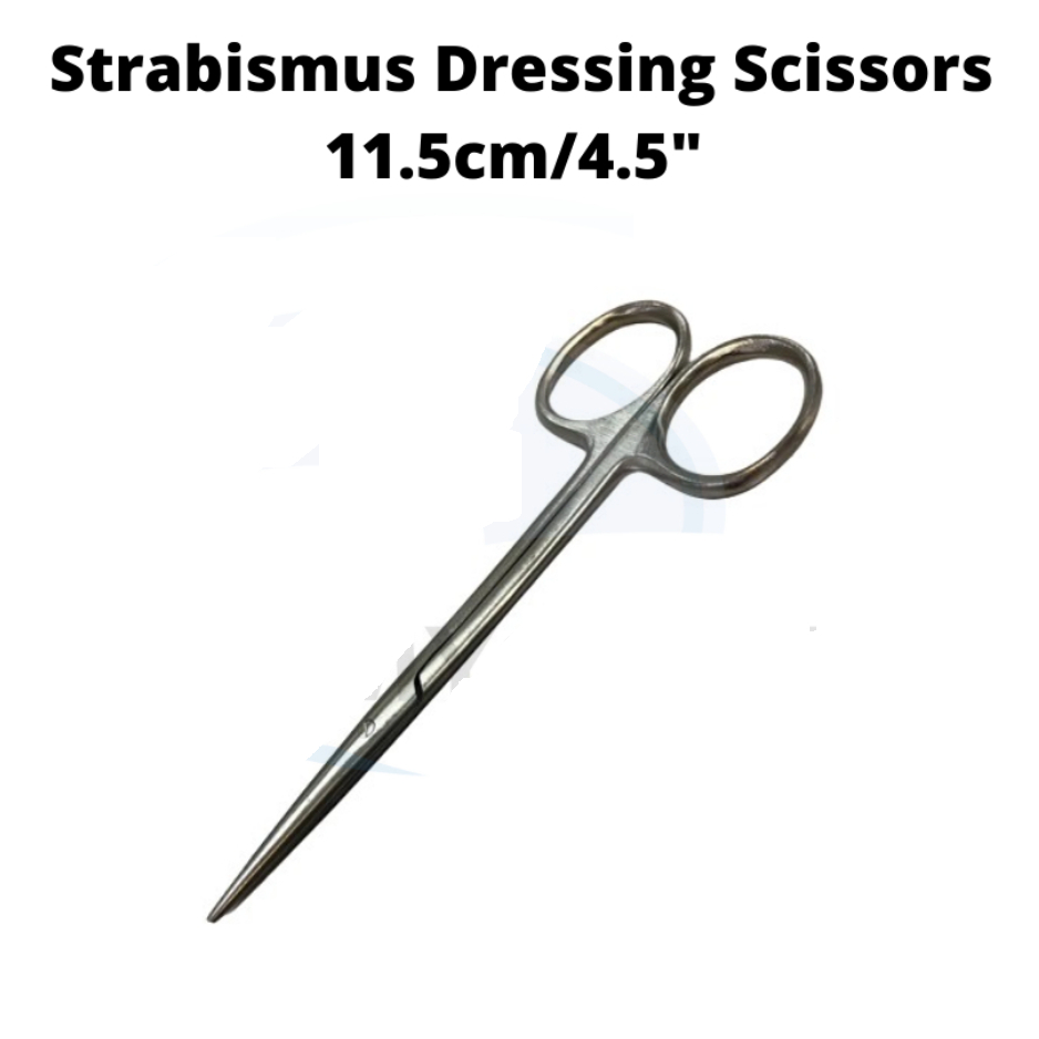 Strabismus Dressing Scissors Straight 11.5CM I 4.5'' | Shopee Malaysia