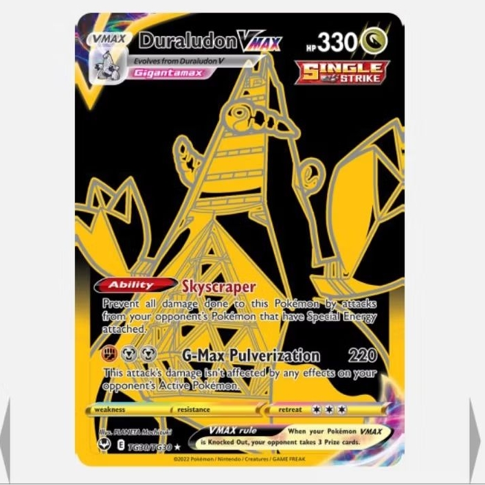 Pokemon TCG Card [ Duraludon Vmax TG30/TG30 ] Original English | Shopee ...