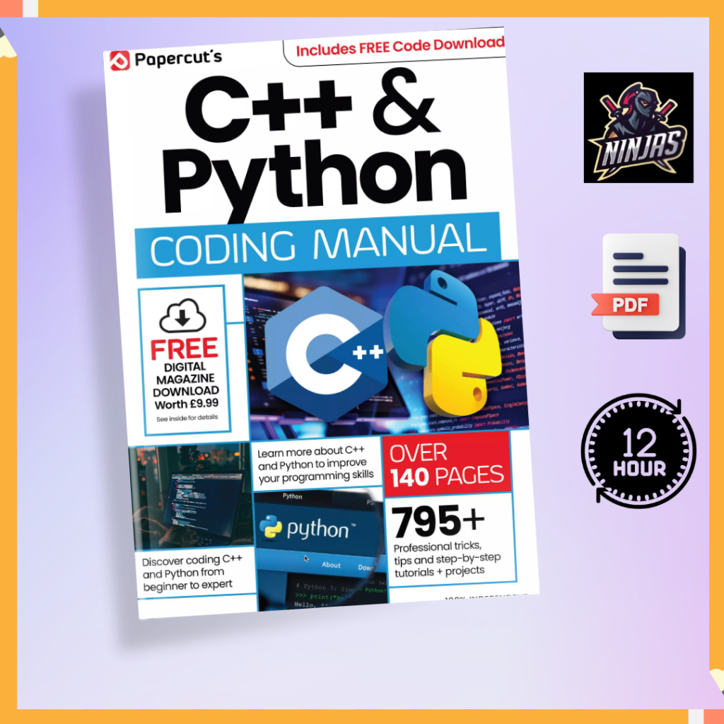 The Complete C++ & Python Coding Manual – 21th Edition 2025 | Shopee ...