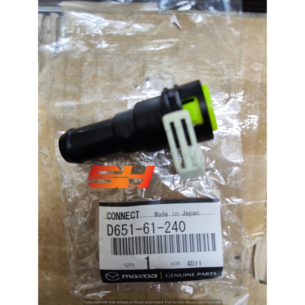 MAZDA 2 / 3 / 5 CONNECTOR water hose D65161240 Genuine Part | Shopee ...