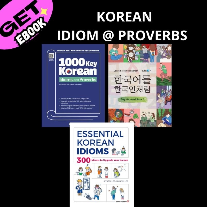 🇰🇷[PDF] KOREAN IDIOM @ PROVERBS BOOK | Shopee Malaysia