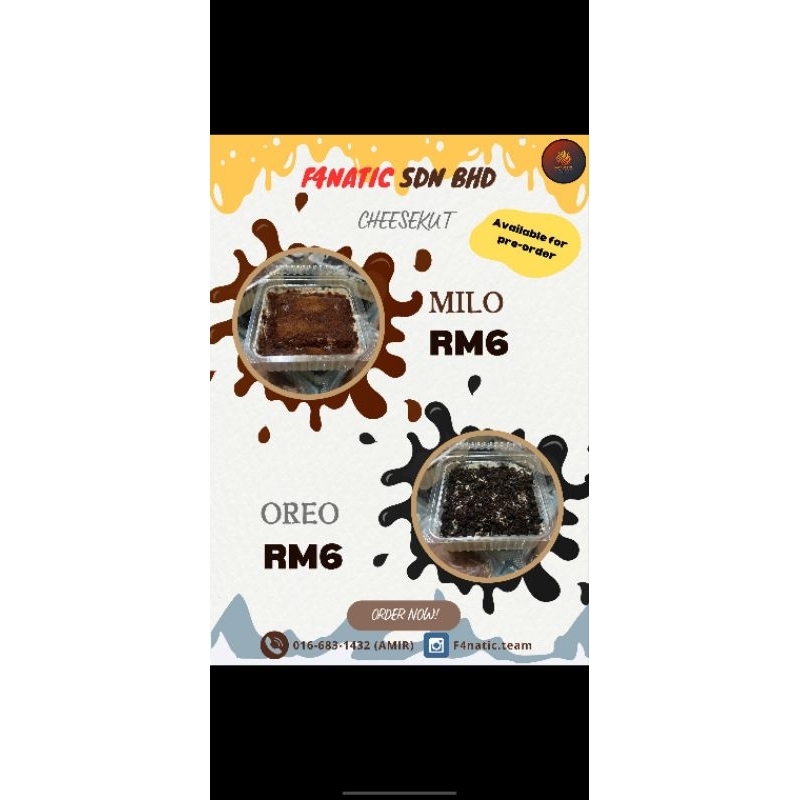 Cheesekut Sedap!!! Oreo dan Milo | Shopee Malaysia