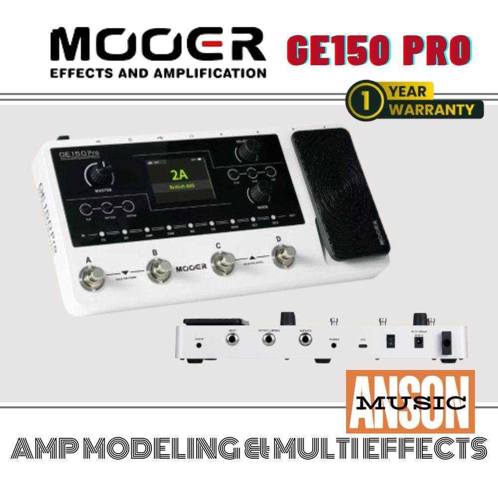 Mooer GE150 PRO - Amp Modeling & Multi Effects ( GE-150 / GE150 PRO ...