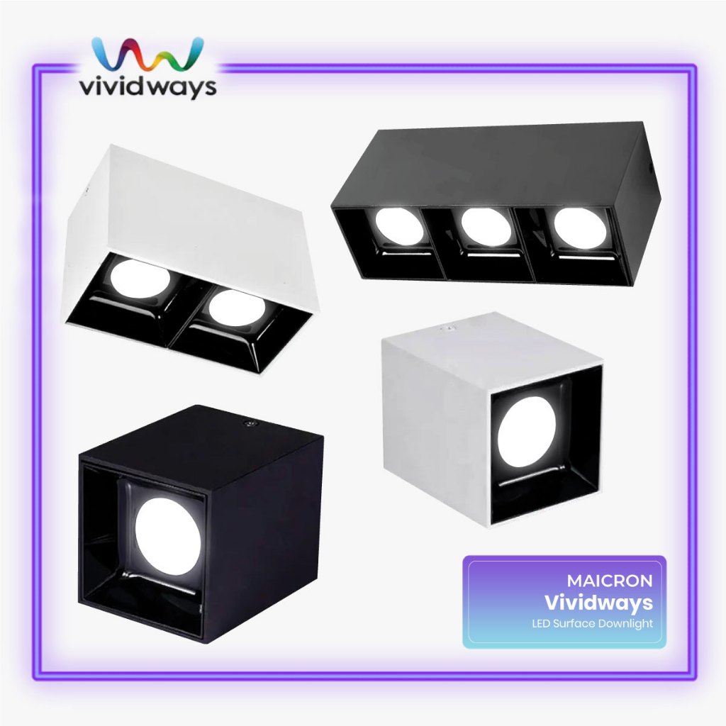 K2 VIVIDWAYS MAICRON LED Surface Downlight 3 Colors | Shopee Malaysia