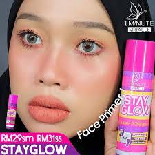 1 MINUTE MIRACLE 1MM STAY GLOW SPRAY Muka Nampak Berseri & Glowing Mengecilkan Pori Fav Mua ...