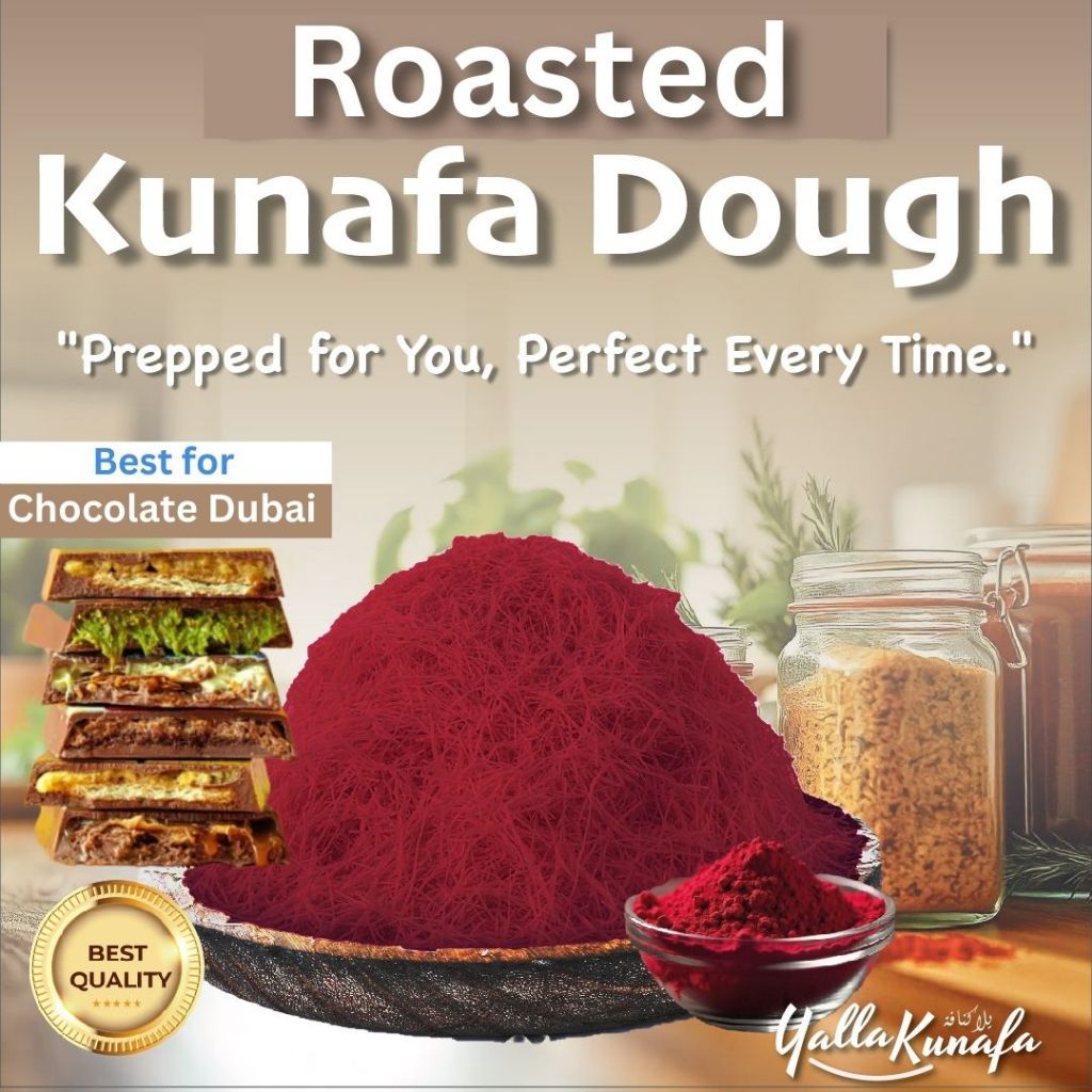 Roasted Kunafa Dough / Pastry / Kataifi Red Velvet 500g - 1Kg by Yalla ...