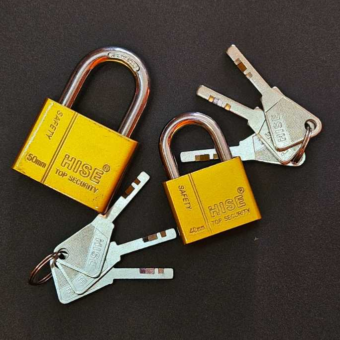 (Ready Stock) Hise Pad Lock Mangga Kunci Rumah 铜锁头 40mm & 50mm | Shopee ...