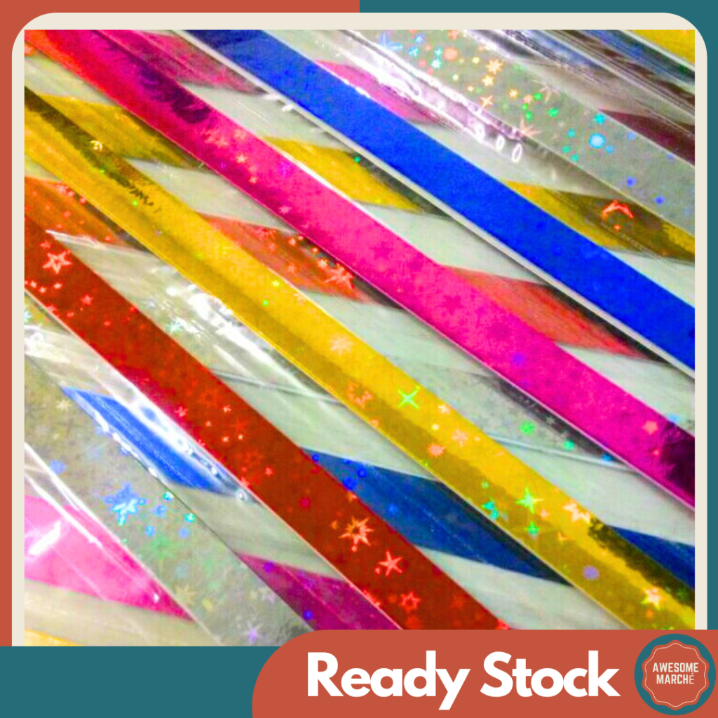 60pcs Origami Lucky Star Paper Strips Starry Starry Night Pearl 60A ...