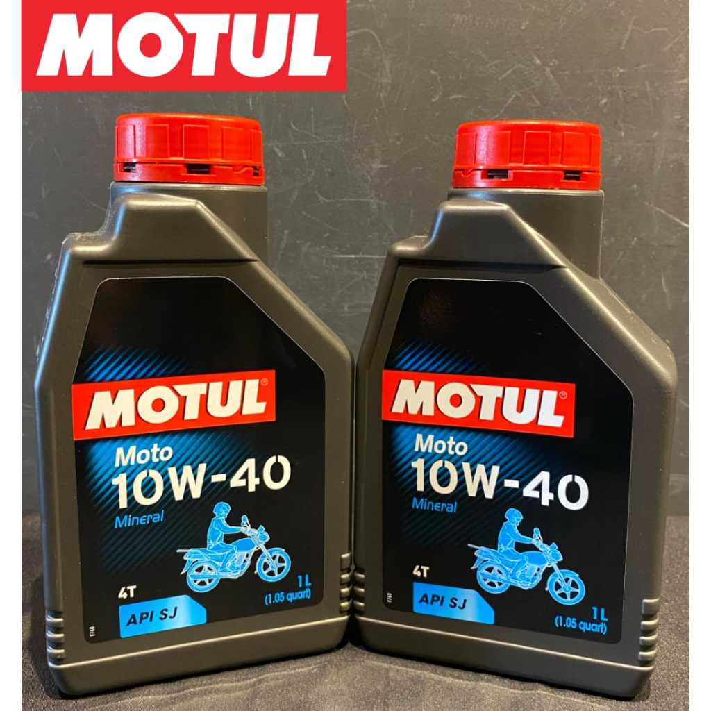 MOTUL 10W40 API SJ 1 LITER 100%ORIGINAL MOTUL MINYAK HITAM 10W40 API ...