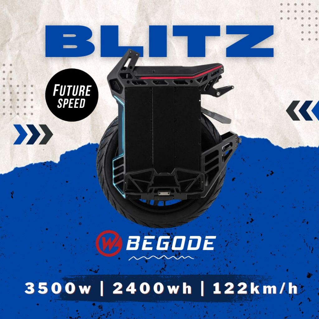 [2025 NEW] Begode BLITZ Self Balancing Electric Unicycle (3500w,2400wh ...