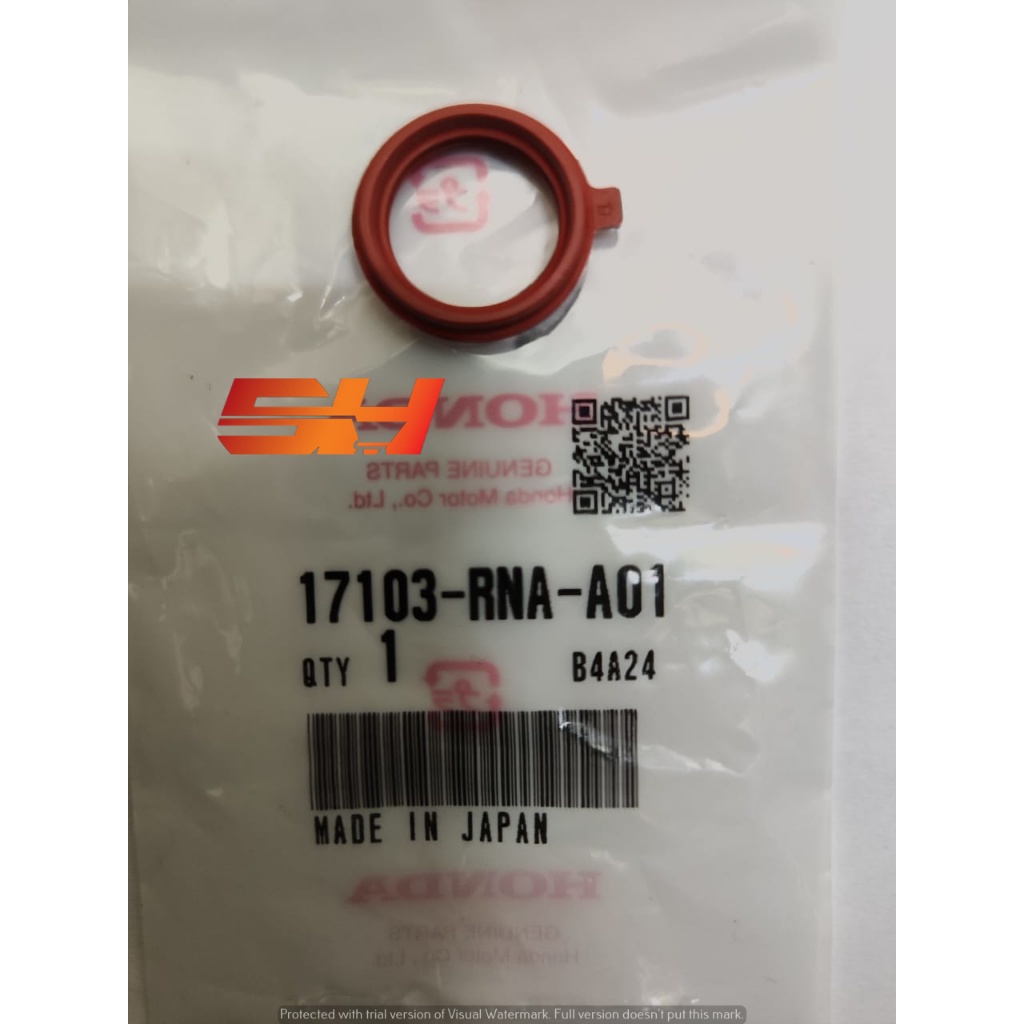 HONDA HRV / ACCORD / CIVIC O RING bypass valve x2 17103-RNA-A01 Genuine ...