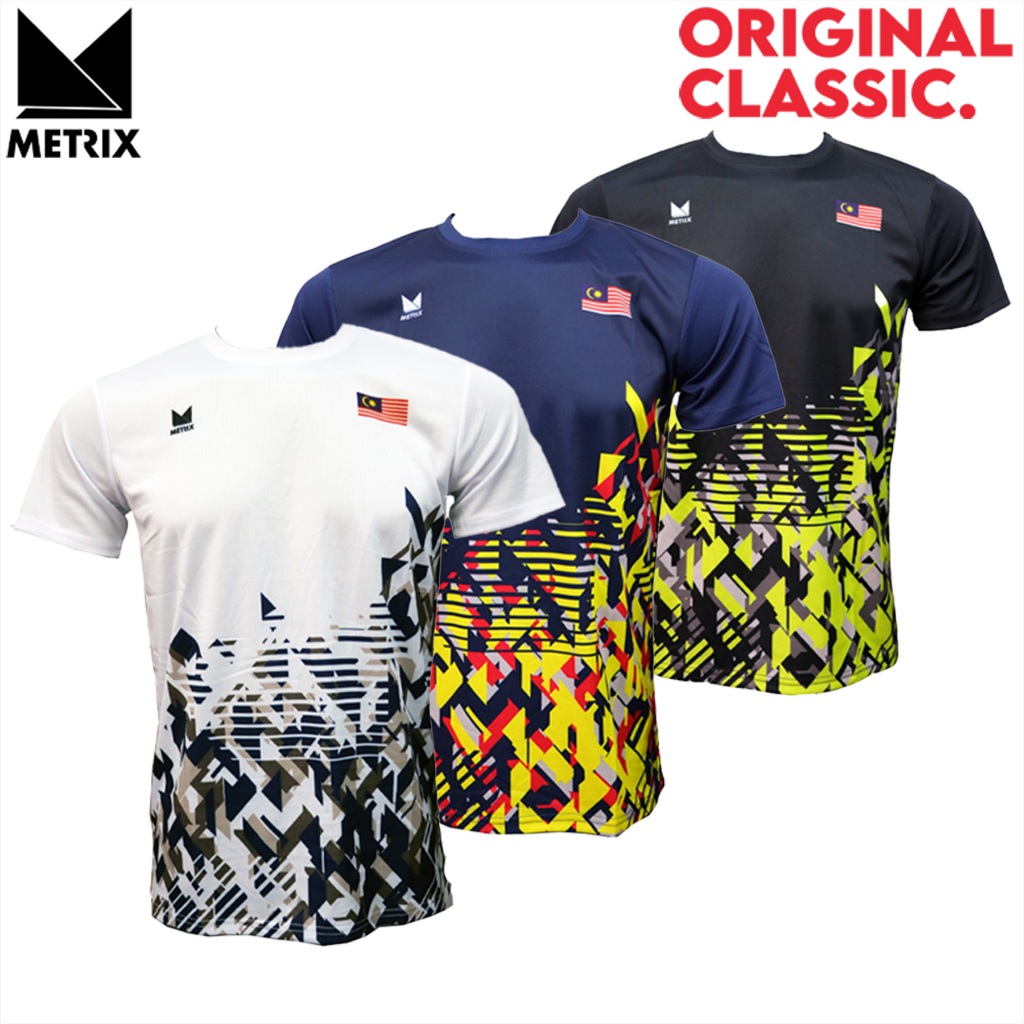 Original Classic l Metrix 07 Badminton Jersey Sportswear Jersi Tshirt ...