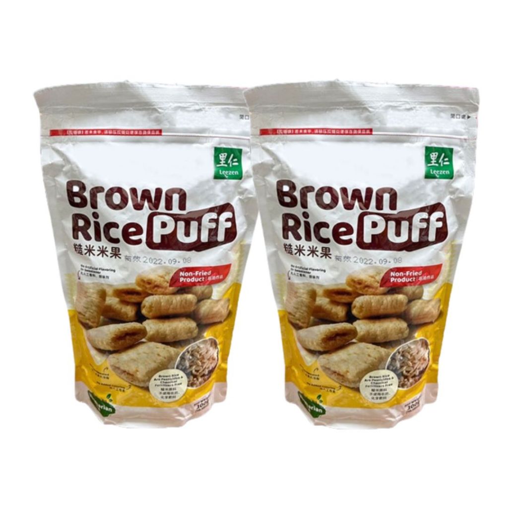 Twin Pack Organic Brown Rice Puff (300g) 糙米米果 - Best Before: 26/02/2026 ...