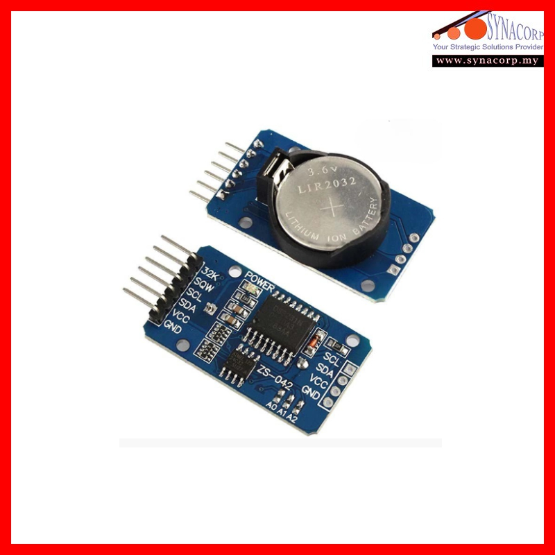 Arduino DS3231 DS1302 AT24C32 I2C Real Time Clock RTC Module c/w CR2032 ...