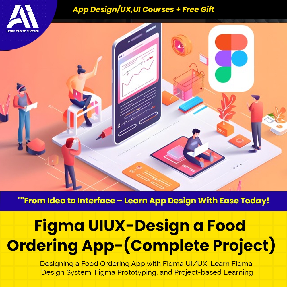 Video Course - Figma UI UX-Design a Food Ordering App-(Complete Project) | Learn App Design ...