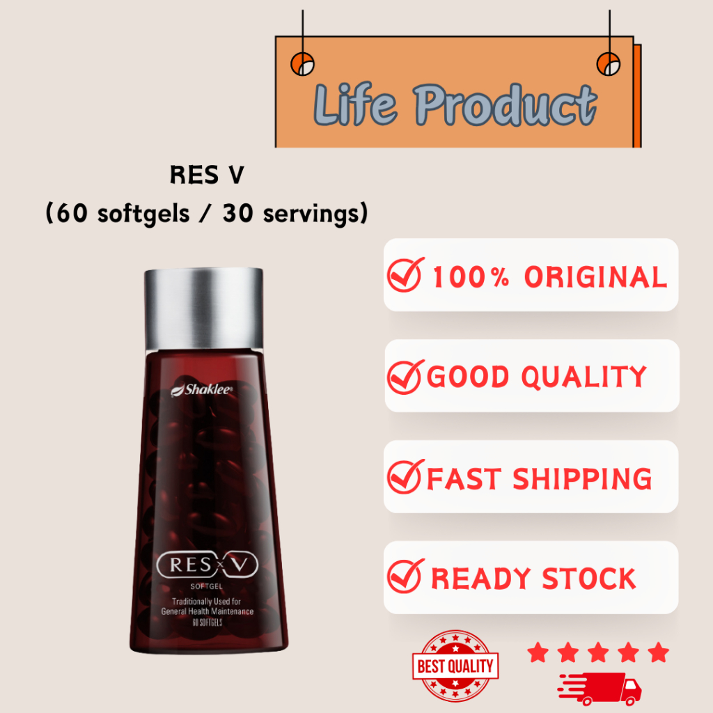 Shaklee RES V - (60 softgels / 30 servings) | Shopee Malaysia