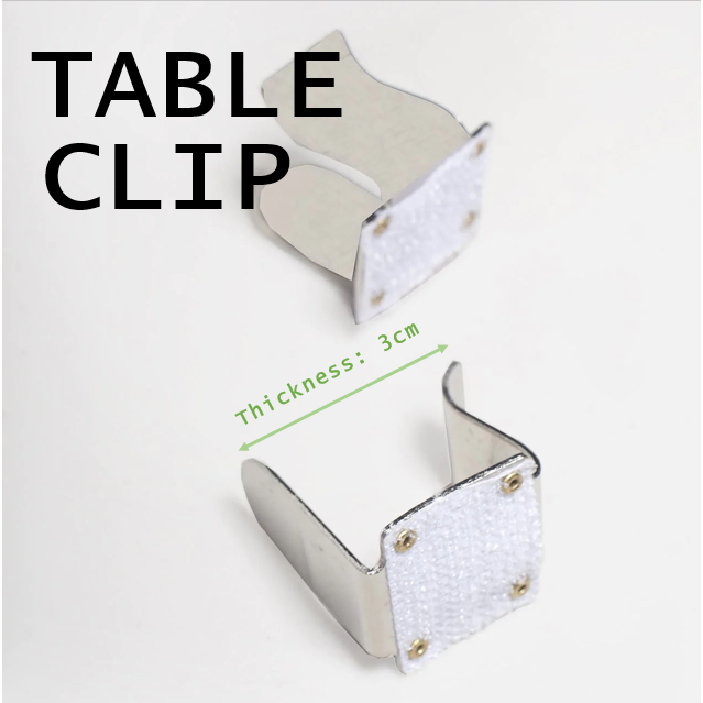 3cm Table Skirting Clip with Velcro | Table Cloth Clip | Shopee Malaysia
