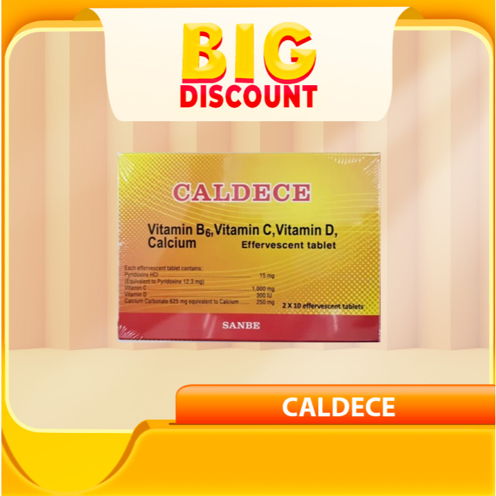 (EXP6/25) Caldece Effervescent Tablet ( 2 x 10's) | Shopee Malaysia