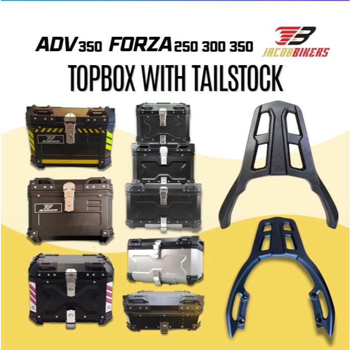 HONDA ADV350 FORZA 250 300 350 REAR TOP BOX CARRIER LUGGAGE RACK ...