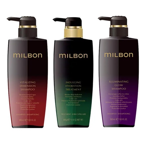 MILBON Premium Shampoo or Treatment (Vitalizing Dimension / Illuminating Glow / Indulging ...