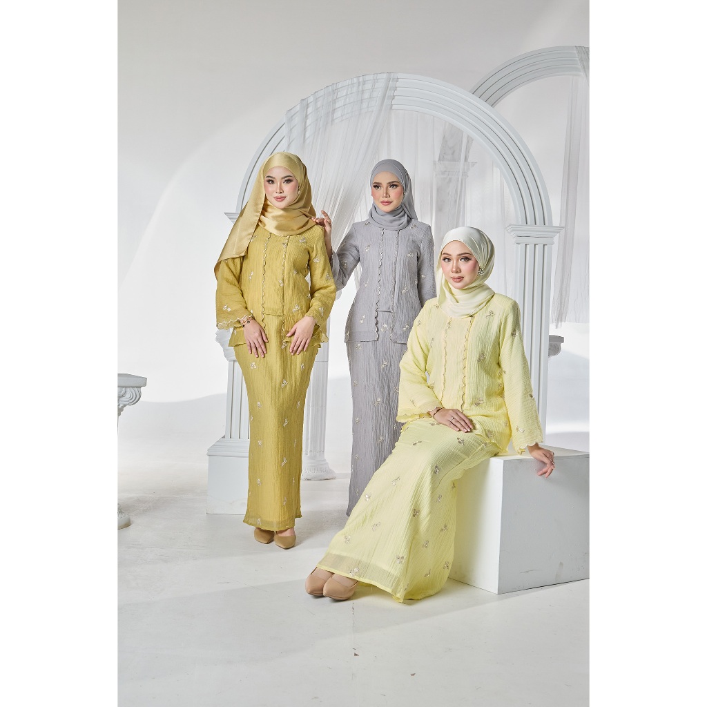 QAAMNIE KEBAYA LILLY RAYA 2025 | Shopee Malaysia