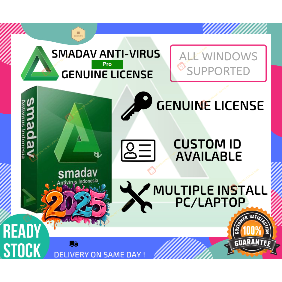 SMADAV AntiVirus 𝟐𝟎𝟐𝟓 🔑ORI KEY🔥 Pro Premium [GENUINE LICENSE] 🛡️ Official Download | Custom ID ...
