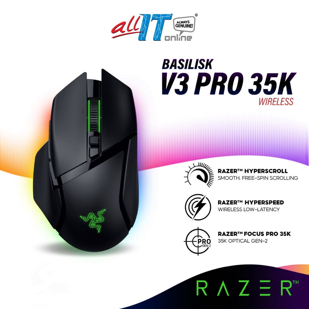 Razer Basilisk V3 Pro 35K / Basilisk V3 35K Gaming Mouse with Razer ...