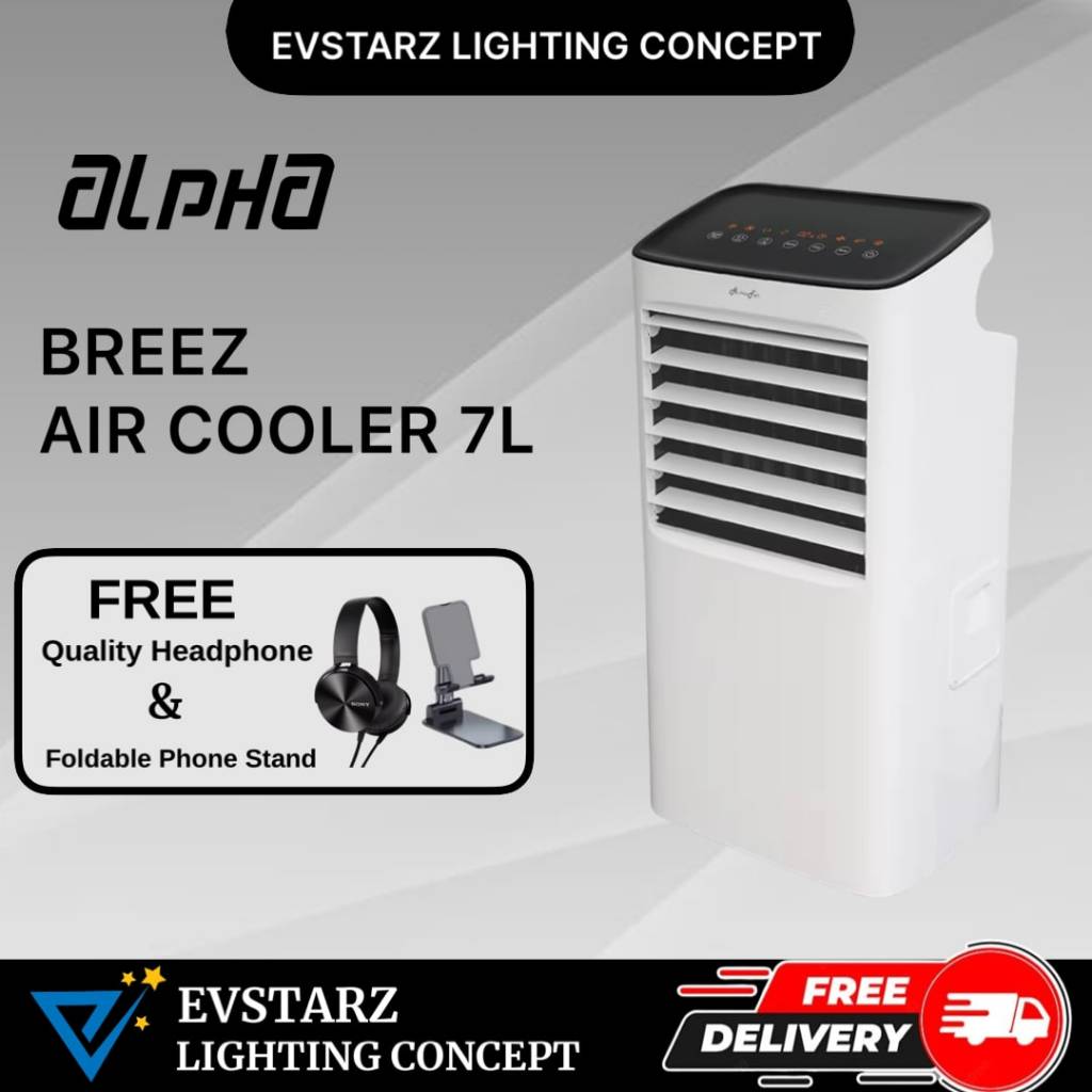 Alpha Breeze Air Cooler 7L 4 Speed Remote Control | Shopee Malaysia