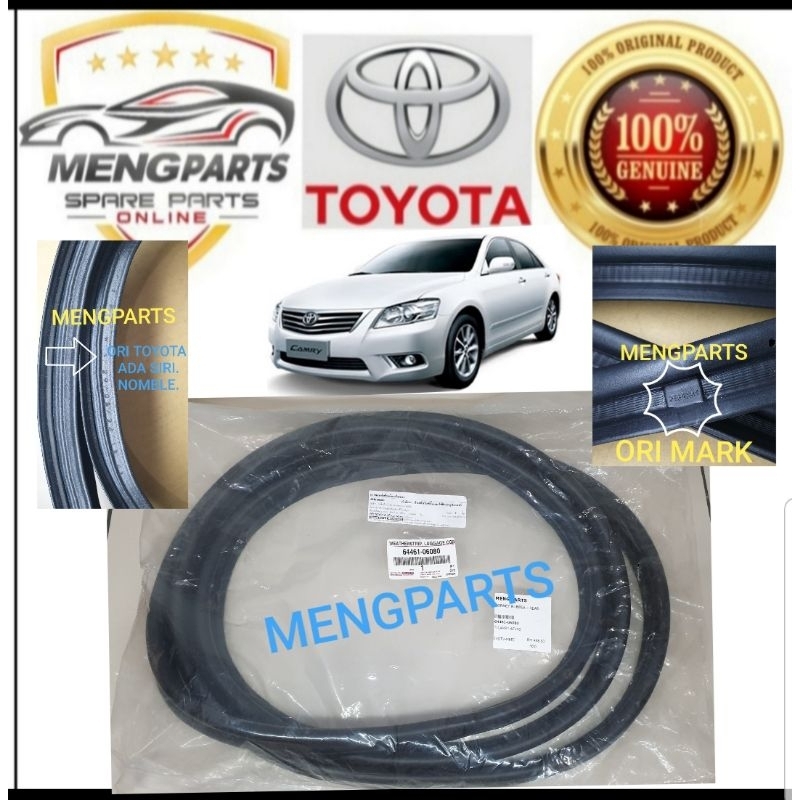 ORIGINAL TOYOTA CAMRY ACV40 ACV41 2008Y-2013Y REAR BONNET RUBBER ...