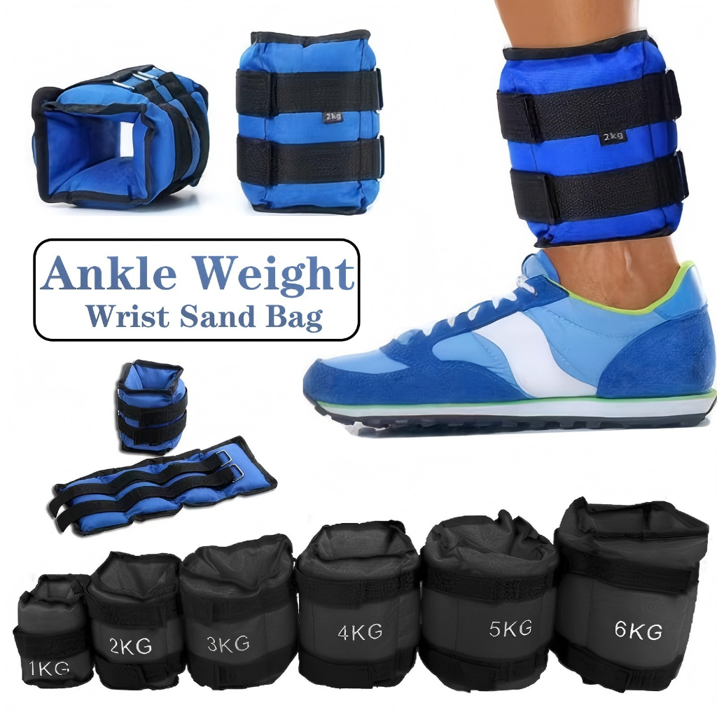 Weight Sandbag Running Training Exercise 1/2/3/4/5 Kg Leg Wrist Ankle ...