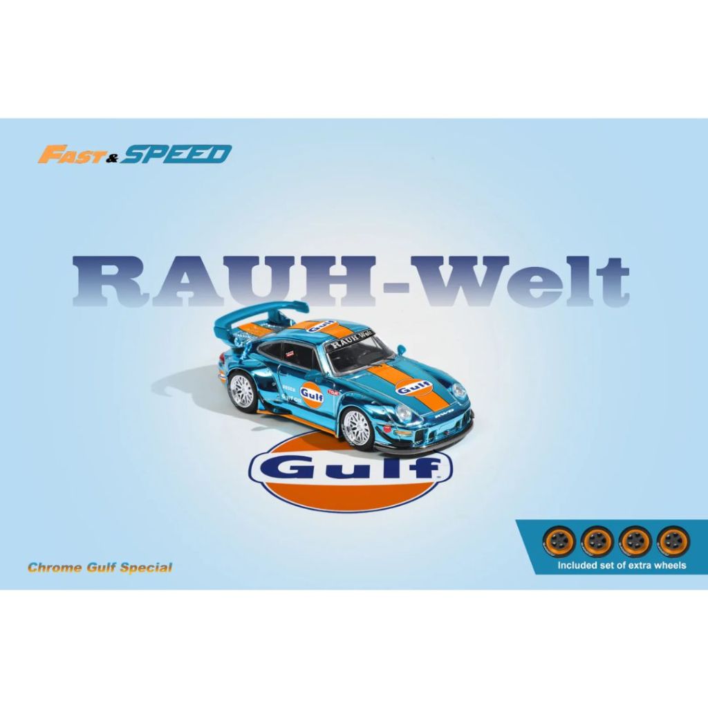 FAST & SPEED RWB 993 GULF LIVERY (EXTRA PAIR RIMS) | Shopee Malaysia