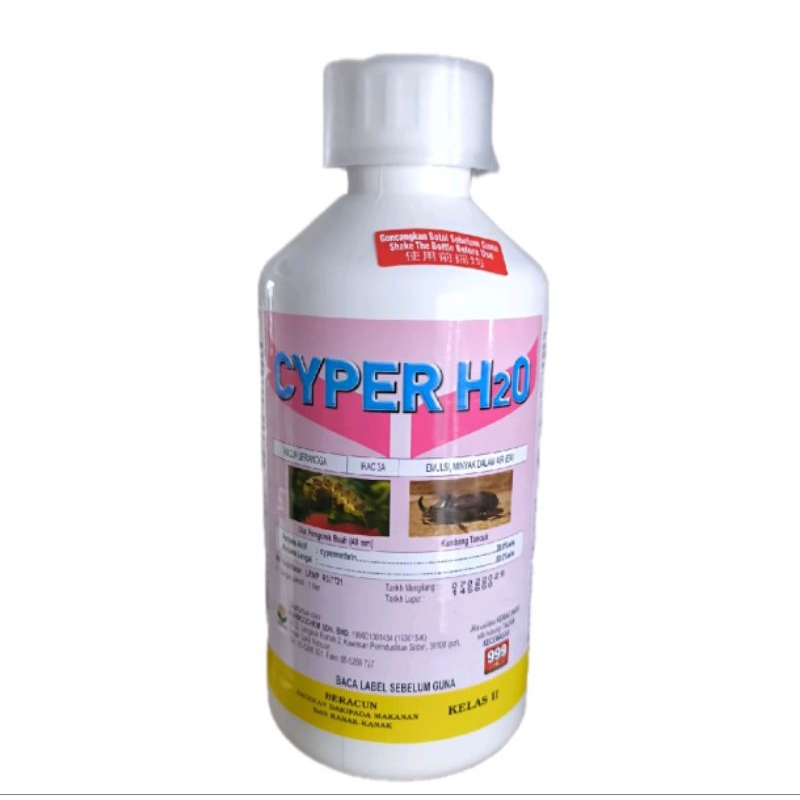 1L Cyper H20 (Sama DENGAN Cyperlex) Cypermetrin 20% Racun Serangga ...